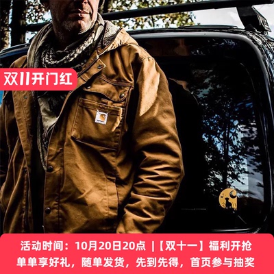卡哈特加绒加厚夹克外套男103826
