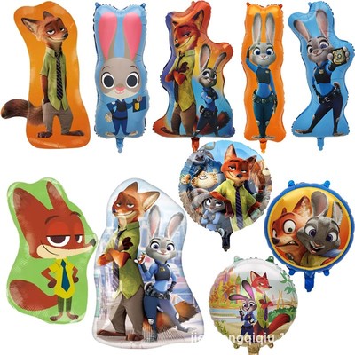 新款疯狂动物城卡通造型铝膜气球