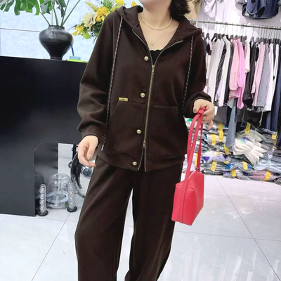 宜语析6683秋冬大码加绒外套女