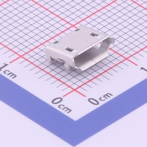 920-C52A2021S10106 USB连接器 Micro-B 母座 卧贴 有边无柱SMT加