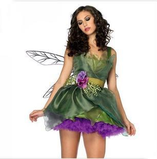 女王风摄影森林绿色万圣节服装