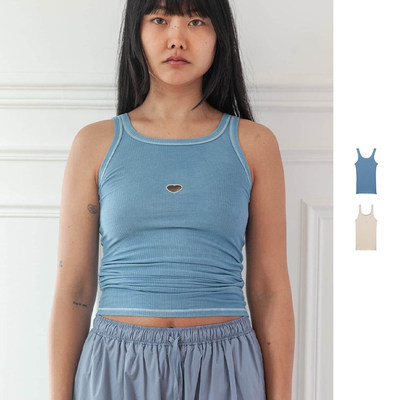 【现货】BASERANGE 26SS 春夏新款心形背心 DOUBLEBOO