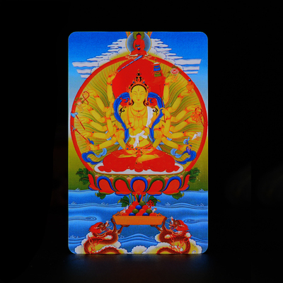 彩印小唐卡亚克力卡片随身卡牌