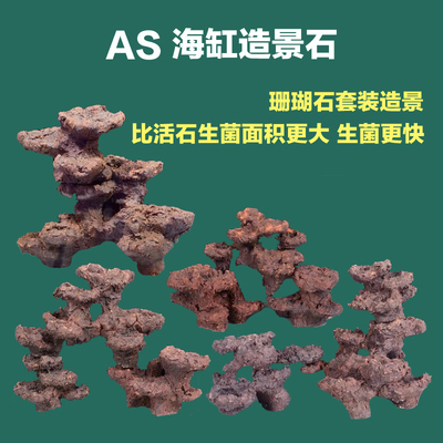 AS海缸造景石人工珊瑚石生菌套装