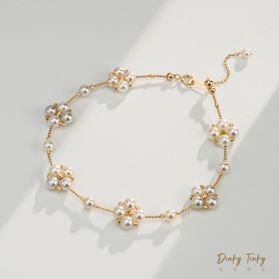 【TINKY】18K“小吊梨汤pro”海水Akoya手链 DSS317