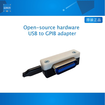 Open-source hardware USB to GPIB adapter connects