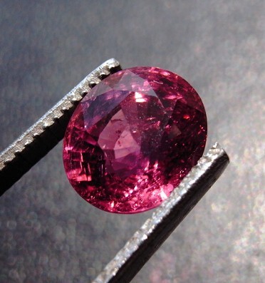 【寂寞五岁】宝石切面 红碧玺戒面裸石3.82ct