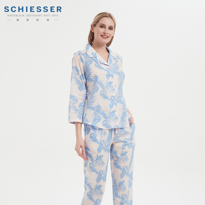 德国莫代尔休闲简约风印花家居服