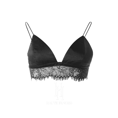 法式后构想黑色无痕可外穿胸衣