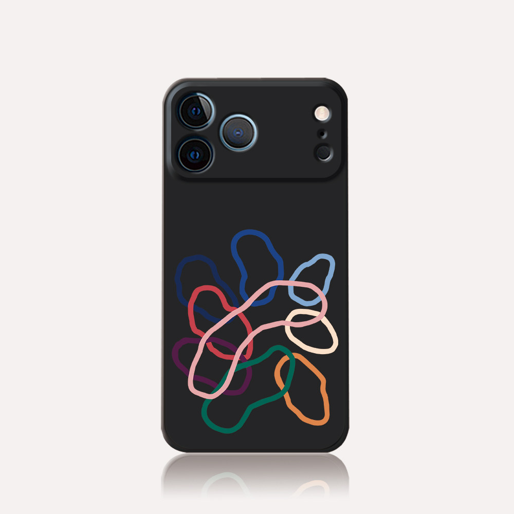 一朶午荷苹果17air16手机壳iphone11promax/14 MAX玻璃壳XR苹果13磨砂套软圈xs/15/12