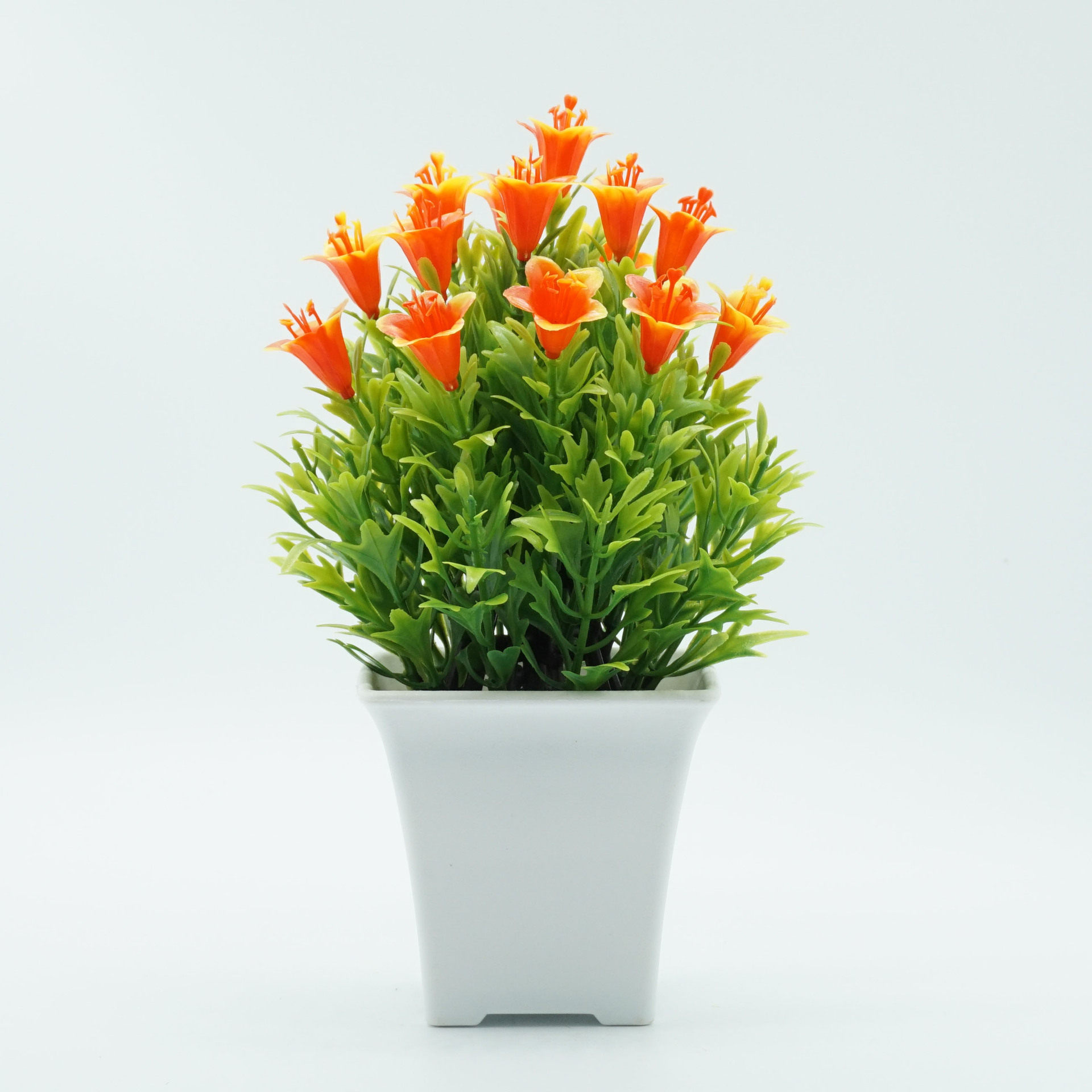 创意新款仿真花盆景 塑料假花小盆栽客厅室内装饰品桌面假花摆件