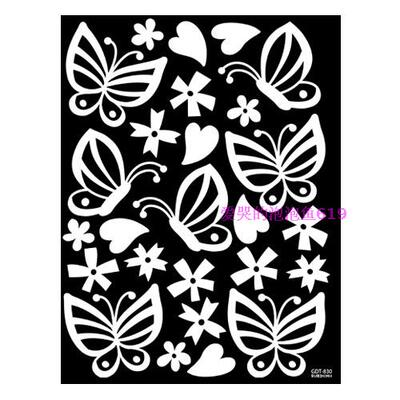 韩国装饰墙贴蝴蝶星星玻璃橱窗