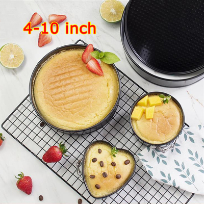 Heartshaped Round Cake Pan Removable Bottom Mold Baking Tool