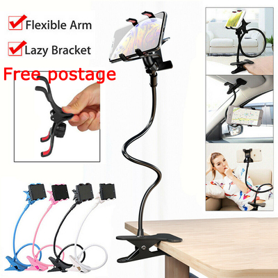Free postage Long-Arm Phone Mount Lazy Holder Stand Bed Clip