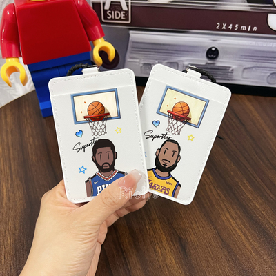 乔治詹姆斯小卡卡套篮球球星卡套乔治证件套挂饰身份卡包书包挂件