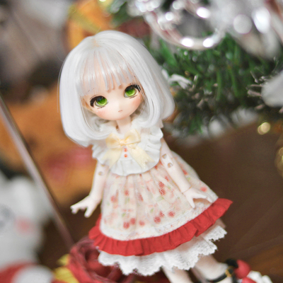 Piccodo官方预售新品 假发 正版高温丝假发 12分头壳头发长发配件