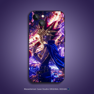 武藤游戏法老王手机壳适用苹果16华为14小米15液态硅胶VIVO动漫二次元艺术OPPO磁吸iPhone17ProMax防摔保护套