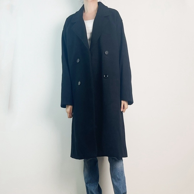 秋冬新款双面呢大衣羊毛呢外套