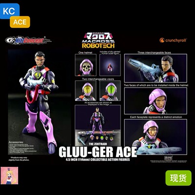 KITZCONCEPT 1/72太空堡垒KC天顶星人Bolt 战斗囊 驾驶员 Ace