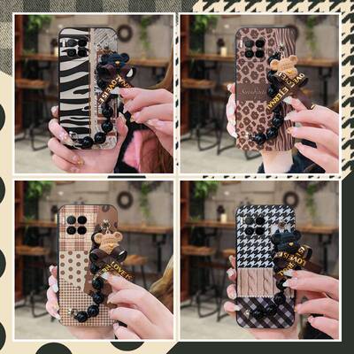 适用TCL T-Mobile Revvl7 Pro手机壳小熊手链质感简约趣味创意