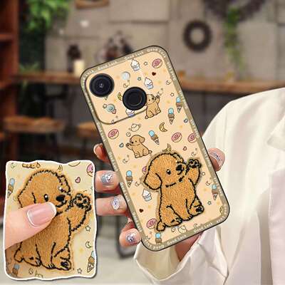 适用itel A50C/A669L手机壳搞怪情侣动漫潮流立体简约纯色毛绒3D