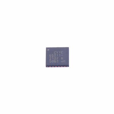 原装正品CY7C65211-24LTXIT 封装QFN-24  USB转换芯片