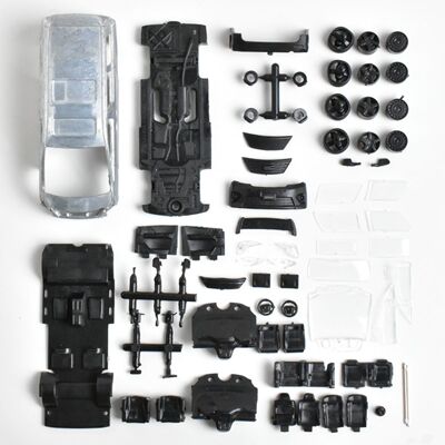 build drive 1:64 丰田 威尔法 合金汽车模型 拼装 手工 民用