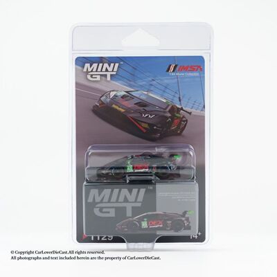 现货 MINI GT 1:64 #1129 兰博基尼 GT3 EVO2 合金收藏车模