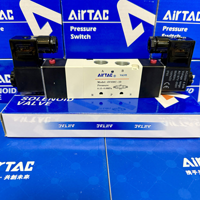 AirTA C亚德客原装正品现货电磁阀4V330C10A 4V330C-10AC220V