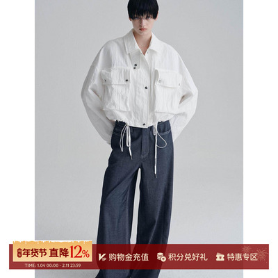 RODERIC WONG 设计师品牌 25秋冬新款 抽绳阔腿休闲裤 SOLSOL