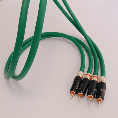 美国麦景图Mcintosh 发烧级4芯纯铜镀银 RCA信号线 双莲花音频线