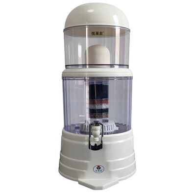 悦莱泉14升台式净水桶带过滤