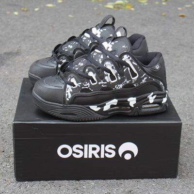 OSIRISD3反光涂鸦气垫滑板鞋男