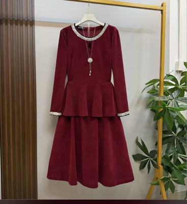 【11.19诗语美美哒】2025新款重工连衣裙HMD2105-