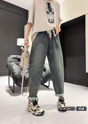 【11.19诗语美美哒】2025新款加绒满钻裤子DAD983-