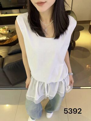 【4.5慧姐大码女装】2026新款背心DTT5392-