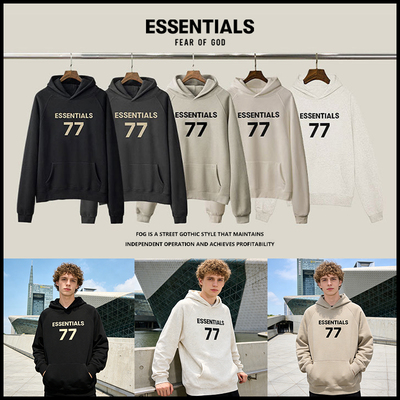 ESSENTIALS男宽松连帽卫衣