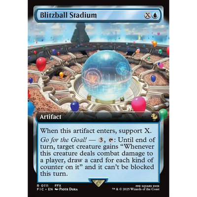 万智牌 水斗球竞技场 Blitzball Stadium FIC 英文扩画平/闪卡 金