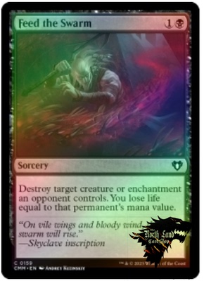 卡牌万智牌喂饱虫群英文平闪CMM