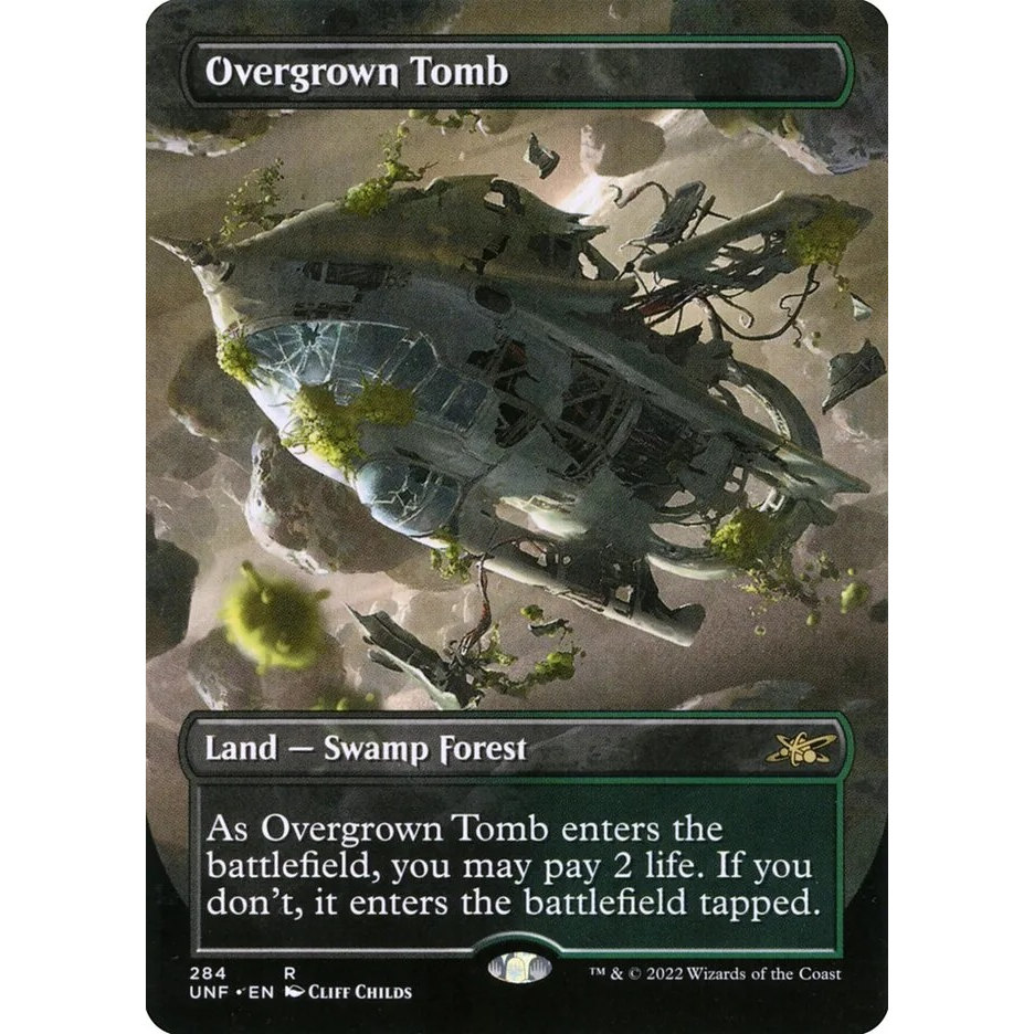 【北境卡牌】万智牌 蔓生墓园 Overgrown Tomb UNF 英文平卡 金