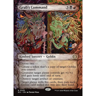 万智牌 ECL 洛温 寻宝大婶的指命 Grub's Command 英文异画平/闪