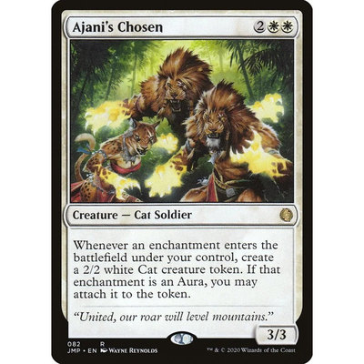 【北境卡牌】万智牌 阿耶尼的精卫 Ajani's Chosen JMP 英文平卡