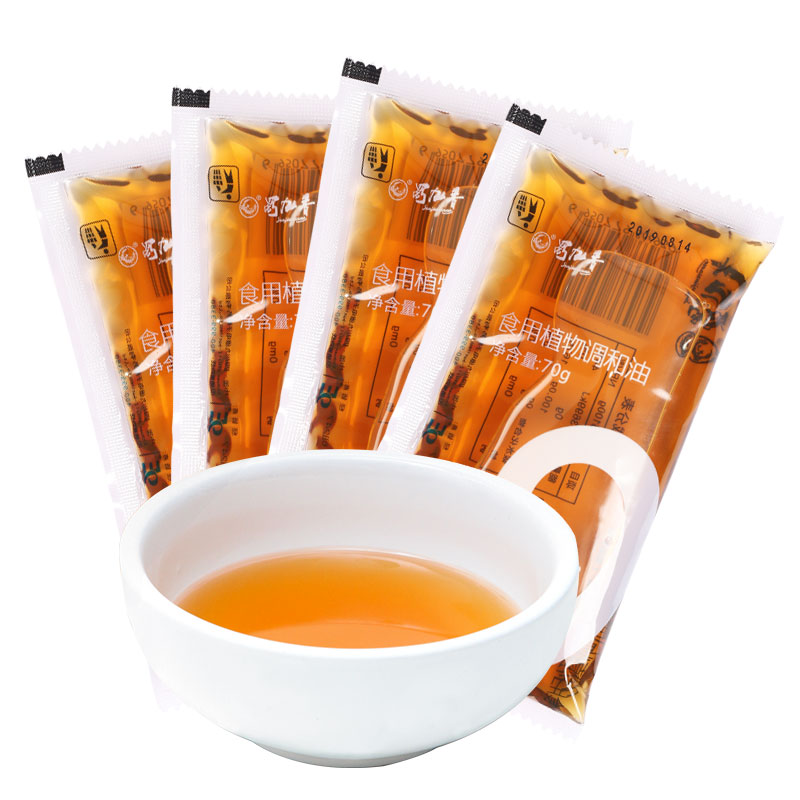 蜀九香火锅香油火锅用蘸料香油碟芝麻油70g*4食用植物调和油_虎窝淘