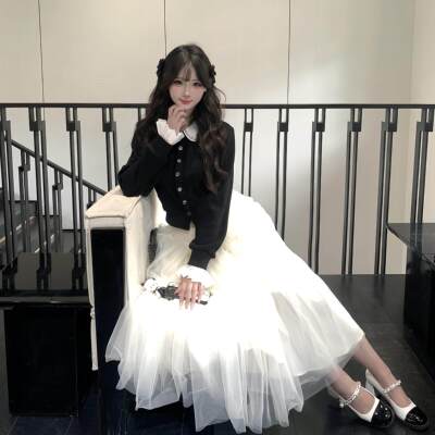 甜美小香风连衣裙女春秋