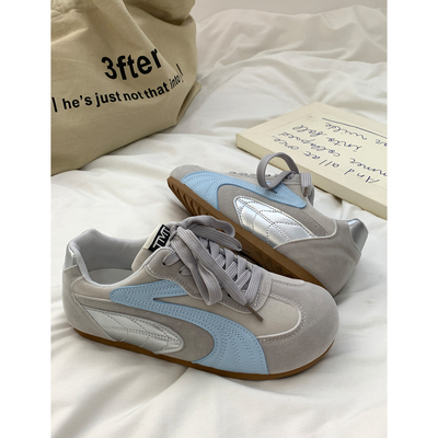 爆款百搭内增高软底德训阿甘鞋女