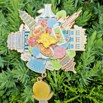 广西系列金属冰箱贴合集