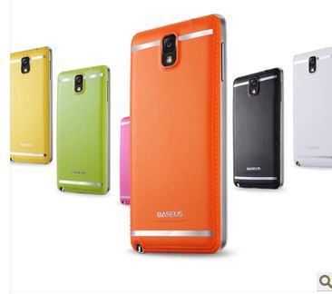 倍思三星NOTE3手机壳套N9000后盖壳雅皮壳 N9005保护套 电池盖