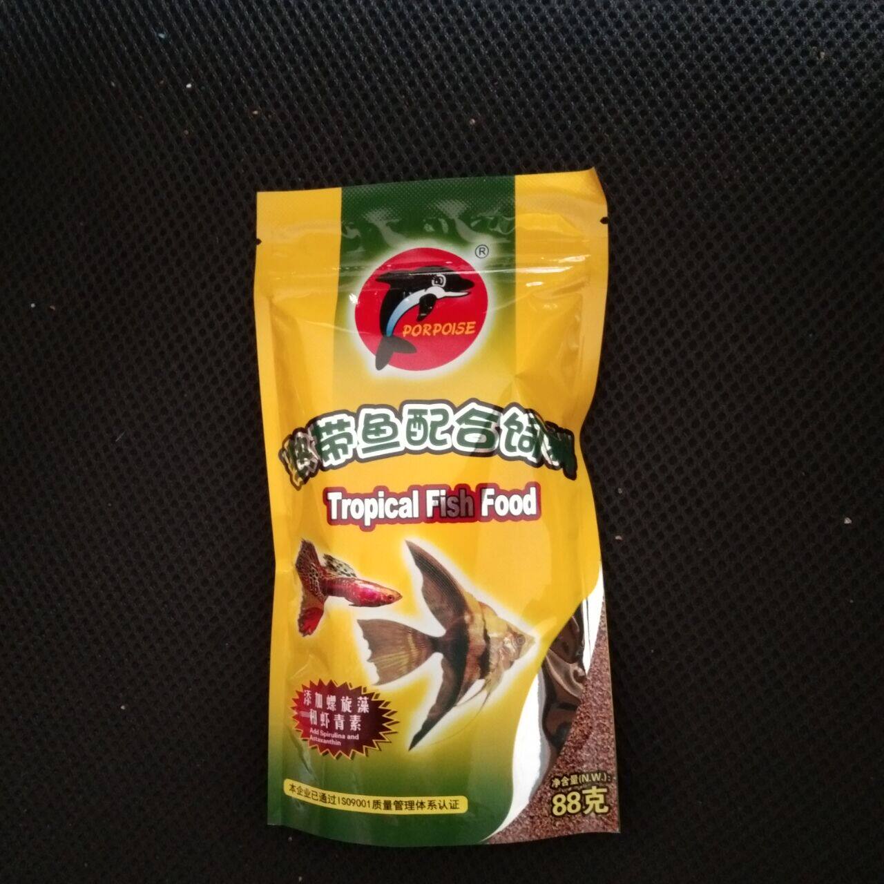 海豚热带鱼粮小型鱼饲料88克新包装观赏鱼鱼食鱼粮鱼饲料