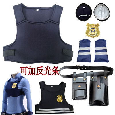 高还原兔子警官朱迪马甲衬衣配件