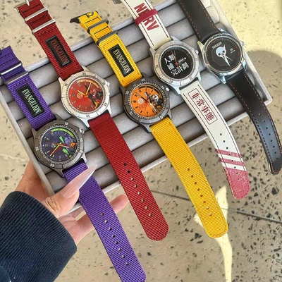 官方正品新世纪福音战士EVA NGELION-时间补完计划系列腕表盲盒潮